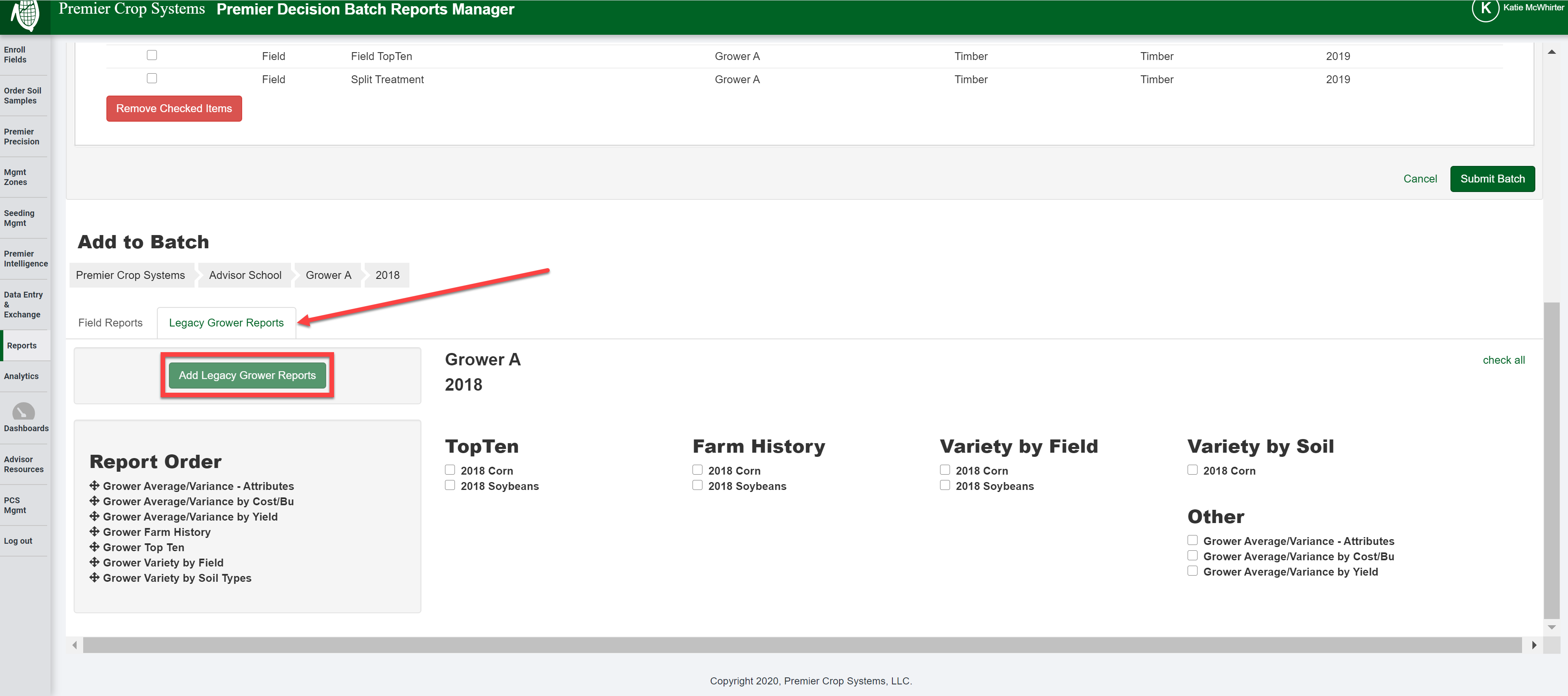 How Create Batch Reports