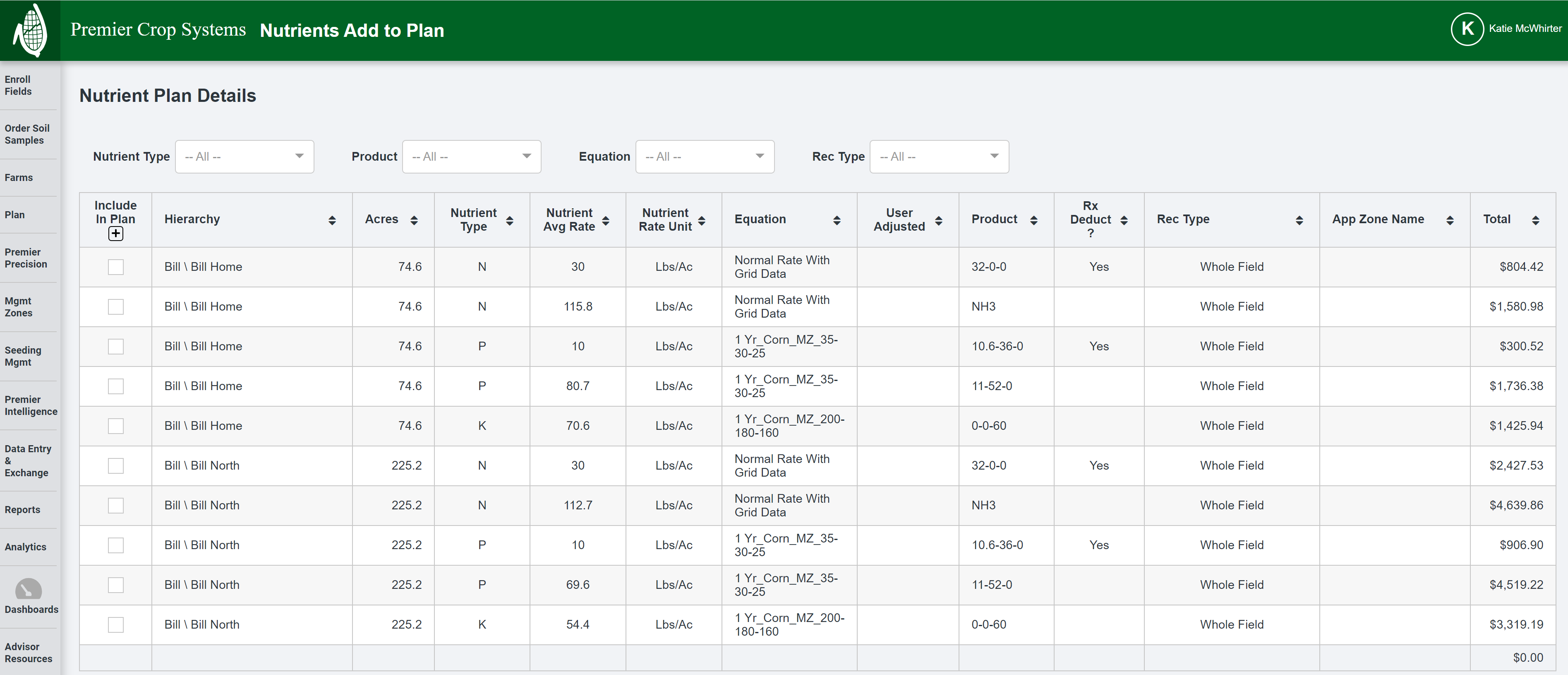 How to Add Nutrient Recommendations to a Grower's Plan